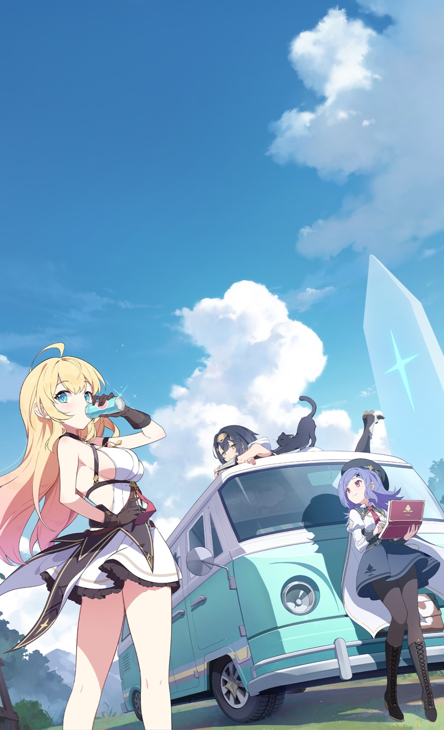 yostar stella sora ayame (stella sora) kohaku (stella sora) seina ...